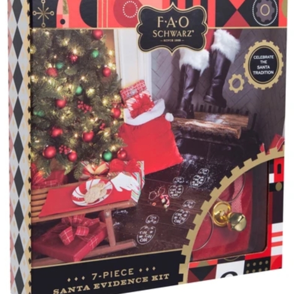 FAO Schwarz | Other | Fao Schwarz 7 Piece Santa Evidence Kit | Poshmark